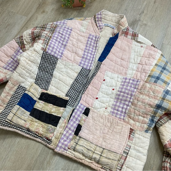 reclaim creative | Jackets & Coats | Patchwork Bomber Jacket In Pastel ...